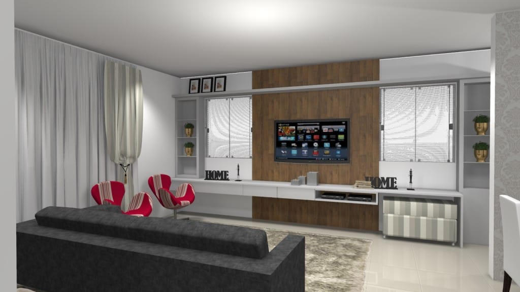 Projeto em 3D | Ambientes Planejados e Móveis Sob Medida
